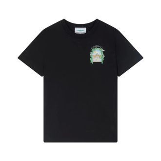 Casablanca T-shirt LArche De Tennis - Homme - Tops - Noir - Taille: S