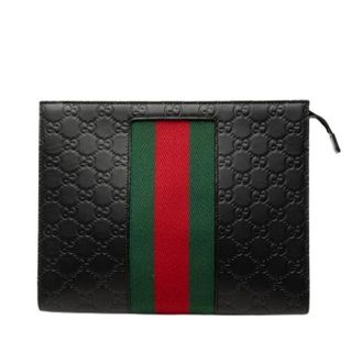 Gucci Sac pochette Pre-owned - Femme - Pre-owned - Noir - Taille: ONE Size