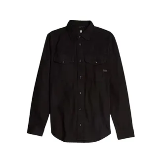 G-Star Homme, Chemises, Noir, Taille: L Chemise Marine Slim avec Poches Poitrine