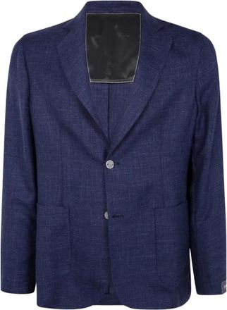 Barba Homme, Vestes, Bleu, Taille: M Veste Simple Easy