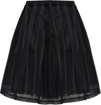 Comme Des Gar&ccedil;ons Femme, Jupes, Noir, Taille: 40 FR The Fringed Skirt
