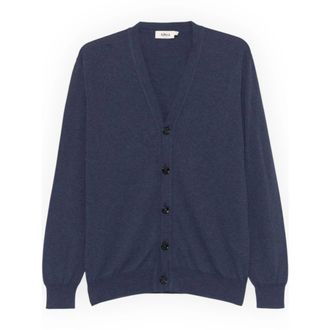 Altea Stylischer Cardigan f&uuml;r einen schicken Look - - Knitwear - Herren - Blau - XL