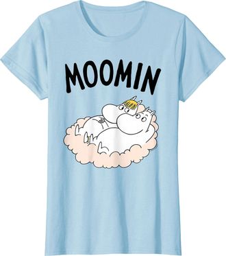 Moomin Moomintroll Snorkmaiden auf einer Wolke T-Shirt