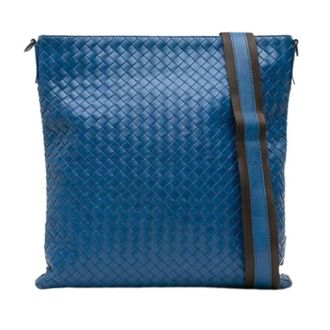 Bottega Veneta Pre-owned Gewebte Nappa Umh&auml;ngetasche - - Pre-owned - Damen - Blau - ONE SIZE
