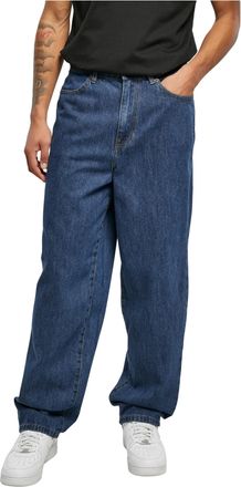 Urban Classics Herren Jeans, Regulär, Baumwolle, Mid Indigo Washed, 32