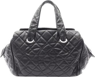 Chanel Sac &agrave; main vintage doccasion - Femme - Pre-owned - Noir - Taille: ONE Size