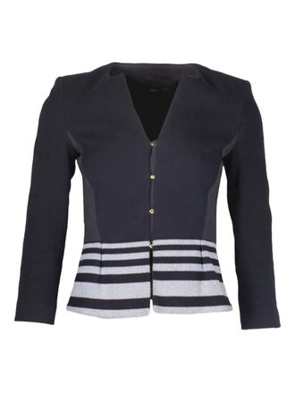BOSS veste Jeisina &agrave; rayures textur&eacute;es - Bleu