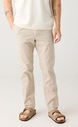 Knowledge Cotton Apparel Herren vegan Chino-Hose Tim Tapered Light Feather Gray