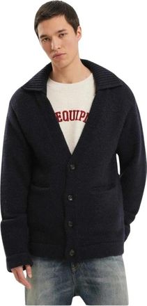 1989 STUDIO 1989 Studio, Homme, Pulls, Bleu, Taille: S Shawl Collar Cardigan