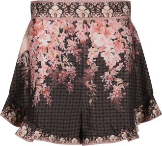 Zimmermann Femme, Shorts, Multicolore, Taille: 36 FR Illuminate Flutter Shorts
