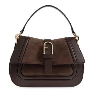 Furla Femme, Sacs, Brun, Taille: ONE Size Flow Mini Top Handle