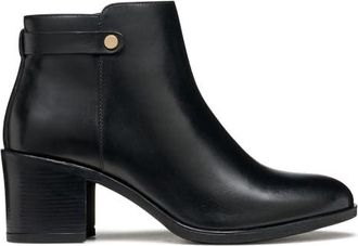 Geox Bottines D New ASHEEL Ankle pour femme, noir, 38 EU, Noir, 38 EU