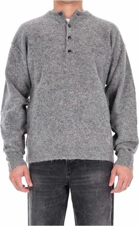 Haikure Homme, Pulls, Gris, Taille: XL Maglia serafino