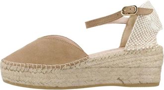 Macarena Femme, Chaussures, Brun, Taille: 37 EU Java22 Platform Wedge Espadrilles