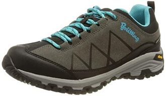 Brütting Kansas Chaussures Basses de Trekking et de randonnée Unisexes, Gris, Noir, Turquoise, 40 EU