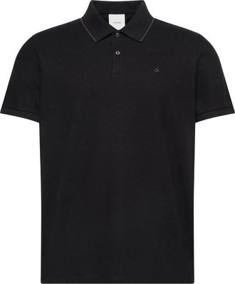 Calvin Klein Homme, Tops, Noir, Taille: XL Polo Chemises