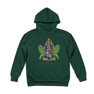 Generic Sweatshirts &Agrave; Capuche Hommes Doublure Polaire Imprim&eacute; Graphique Sainte-Lucie Embl&egrave;me National Pull Hoodie Hauts Streetwear Vintage Pull De D&eacute;tente Ath