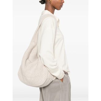 Aya Muse Oatme Shoulder Bag - Beige