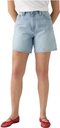 Levi's Femme, Shorts, Bleu, Taille: W29 High Baggy Short
