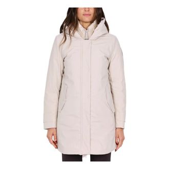 Bomboogie Femme, Manteaux, Beige, Taille: 42 FR Long Technical Parka