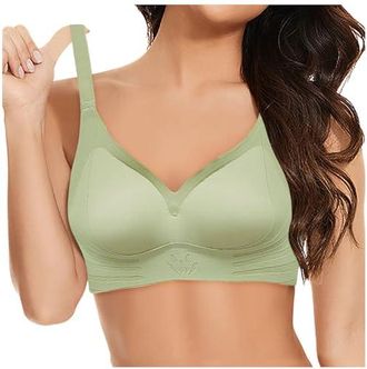 Generic Soutien-gorge 2026 pour femme avec boucle lat&eacute;rale avant et bord en dentelle sans anneau en acier, ajustement sans couture des rassemblements, yoga, s