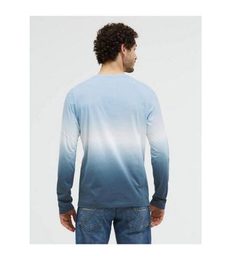 Camp David Longsleeve Dip Dye mit Label Prints