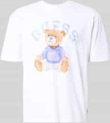 Guess T-Shirt mit Motiv-Print und Rundhalsausschnitt