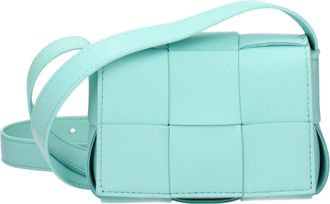 Bottega Veneta Femmes Sacs &agrave; Bandouli&egrave;re Cuir Vert/C&eacute;ladon