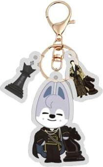 Generic Stray-kids Porte-cl&eacute;s &laquo; Force &raquo; SK-ZOO Kengring Acrylique Porte-cl&eacute;s Stay Cartoon Cute Keychain, Bang Chan, 5-6cm