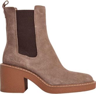 Pepe Jeans London Femme Nicole Chelsea Bottes, Marron Clair Vison Beige, 56 EU