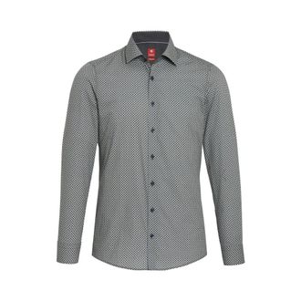Hatico City Hemd Slim Fit Langarm - - Shirts - Herren - Grau - M