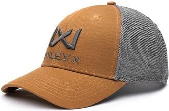 Wiley X Casquette WX Trucker | Maille de coton | Hommes R&eacute;glable L&eacute;ger Respirant Flexfit Casquette 6 panneaux | Casquette de soleil | Airsoft Sport Outdoor, C