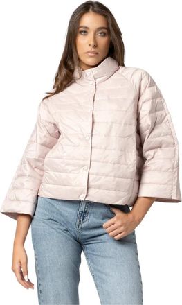 Kocca Femme, Vestes, Rose, Taille: 42 FR Short All Occasion Quilted Jacket