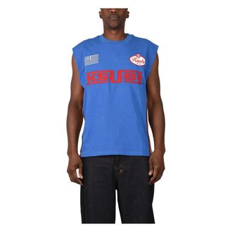 Ksubi Haut sans manches Girocollo - Homme - Tops - Bleu - Taille: M