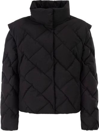 Herno Femme, Vestes, Noir, Taille: 34 FR Convertible Quilted Down Jacket