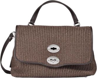 Zanellato Femme, Sacs, Brun, Taille: ONE Size Small Postina Vimini Handbag