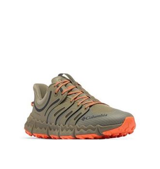 Columbia Homme Voyager FLX Pct Chaussure de randonn&eacute;e, Vert Pierre Orange acidul&eacute;, 40.5 EU