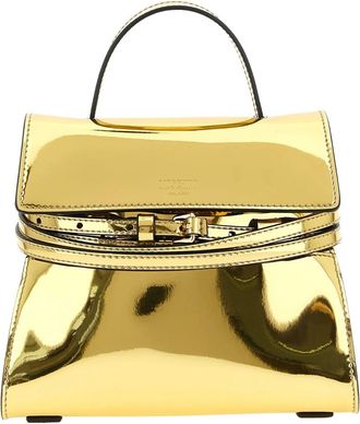 Moschino Femme, Sacs, Jaune, Taille: ONE Size Tie Me Small Hand Bag