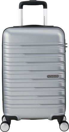 American Tourister Flashline - Spinner S Slim, Handgepäck, 55 cm, 34 L, Silber (Sky Silver)