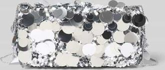 Paco Rabanne Shoulder Bag mit Allover-Pailettenbesatz