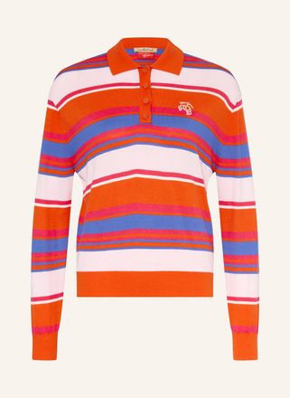 Smith & Soul Strick-Poloshirt orange