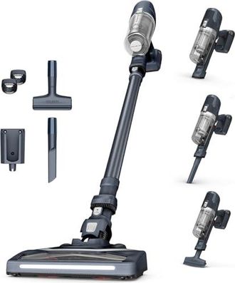 Rowenta X-Pert 6.60 Akkustaubsauger, 100W Leistung, 45 Min Laufzeit, kabellos & beutellos, LED-Bürstenkopf, sehr leicht, 0,55 l Staubbehälter, inkl. Fugendüse