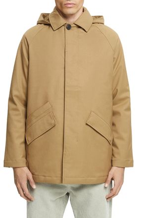 Esprit Herren 092EO2G313 Mantel, 250/KHAKI BEIGE, XXL
