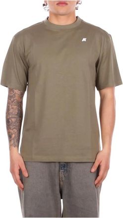 K-Way Homme, Tops, Vert, Taille: XL T-shirt Logo frontale
