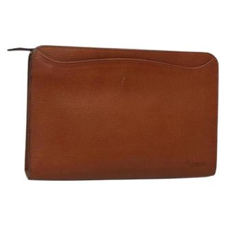 Burberry Sac &agrave; main pochette Pre-owned - Femme - Pre-owned - Brun - Taille: ONE Size