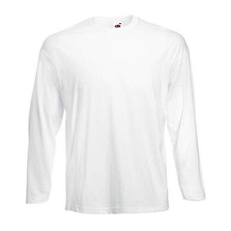 Fruit Of The Loom 61-038-0 T-shirt &agrave; manches longues - Blanc - XXXX-Large