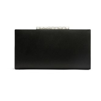 Stuart Weitzman Femme, Sacs, Noir, Taille: ONE Size Pochette de Soirée Ornée de Cristaux pour Occasions Spéciales