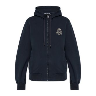 Dolce & Gabbana Sweatshirt mit Patch - - Sweatshirts & Hoodies - Herren - Blau - M