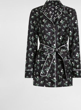 Dolce & Gabbana Roses And Lilies Of The Valley-print Twill Shirt - Frau Blusen Und Tops Multicolor 40