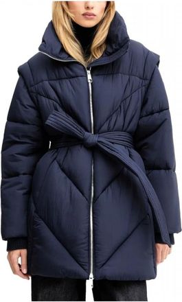 HUGO BOSS Femme, Vestes, Bleu, Taille: 46 FR Veste dhiver